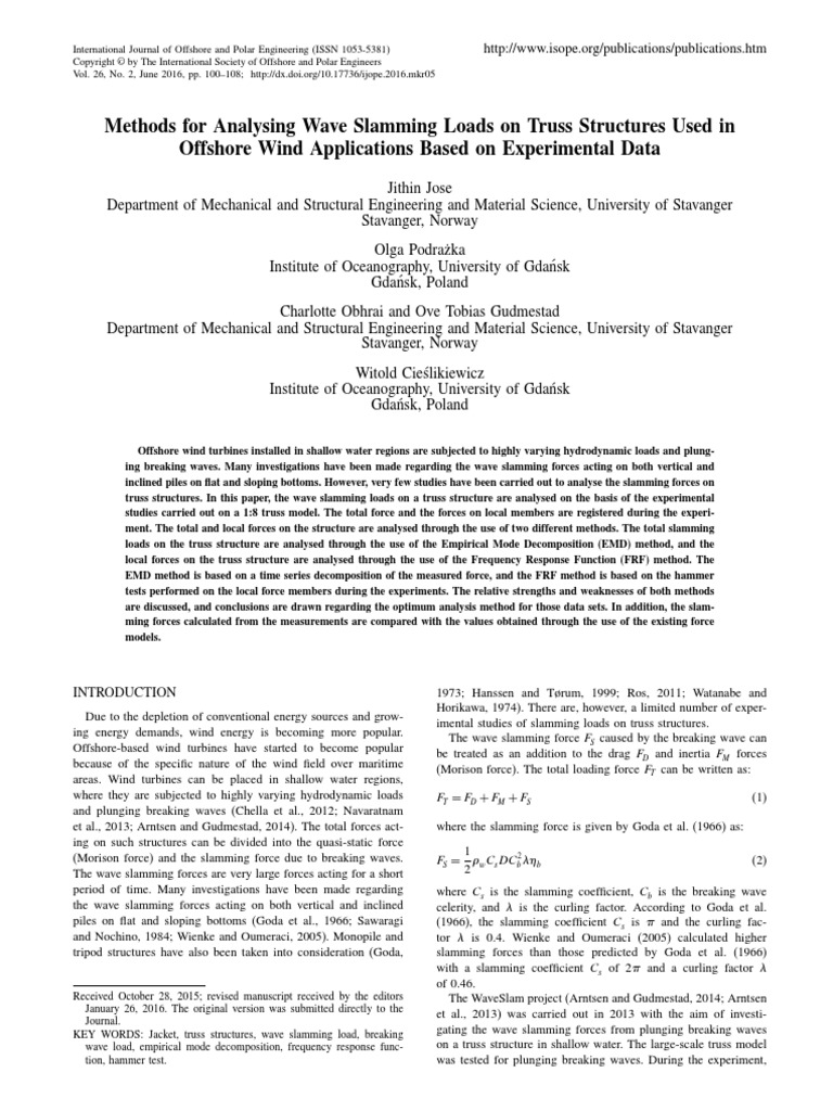 Wave-Slam Notes | PDF | Low Pass Filter | Spectral Density