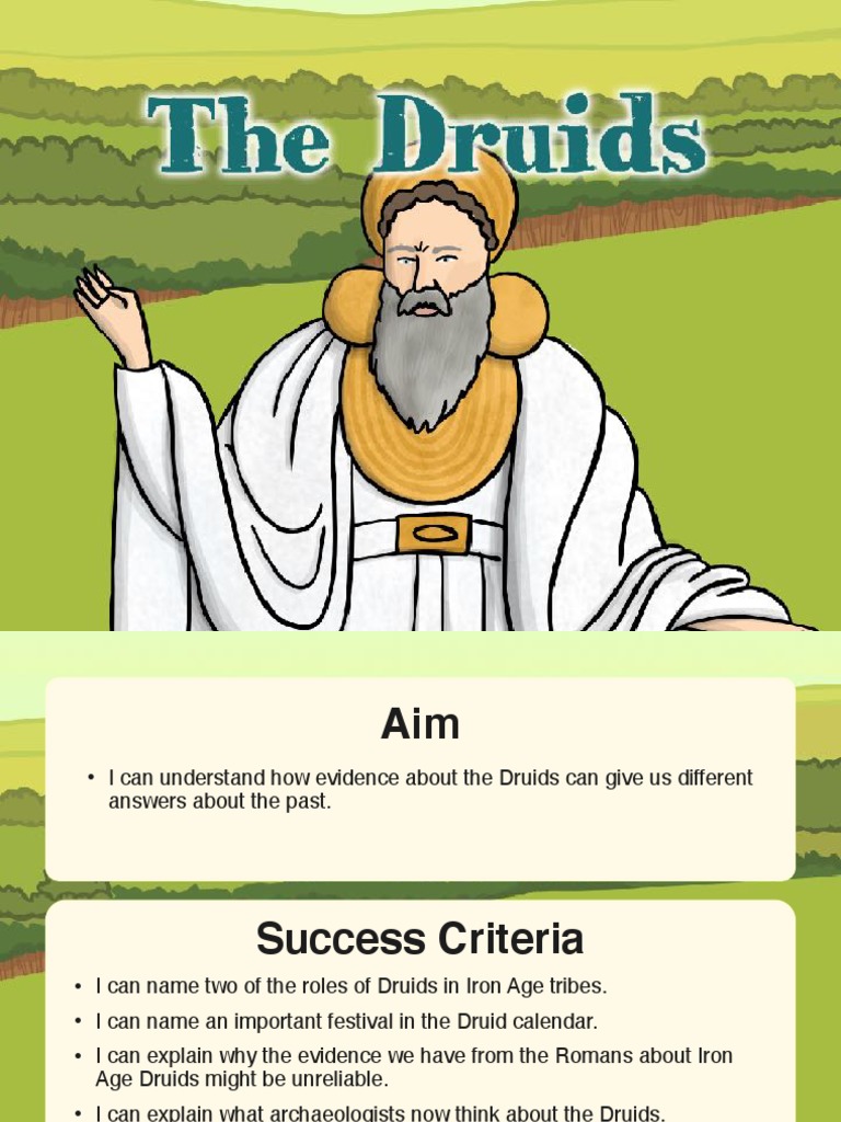 Lesson Presentation The Druids | PDF | Druid | Celts