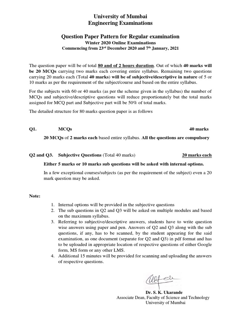 QP Pattern Students Information | PDF | Multiple Choice | Educational ...