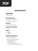 Restaurant Project Report | PDF | Debt | Financial Accounting