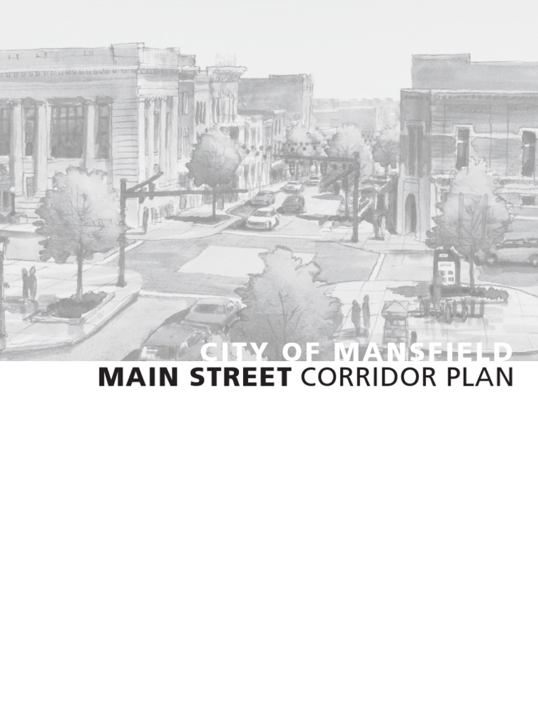Main Street Improvement Plan | PDF | Sidewalk | Street