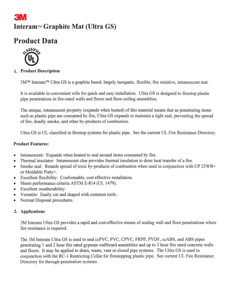 3M Interam Graphite Mat Ultra GS PDF | PDF | Art | Computers