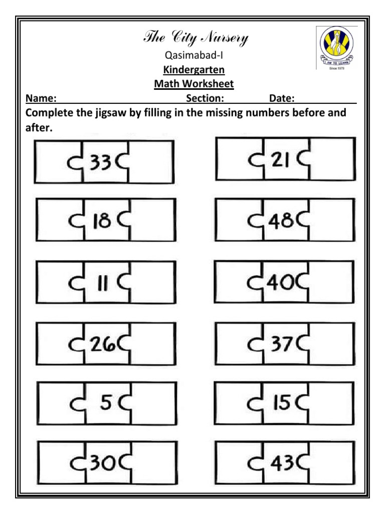 Maths Worksheet 1-1 | PDF