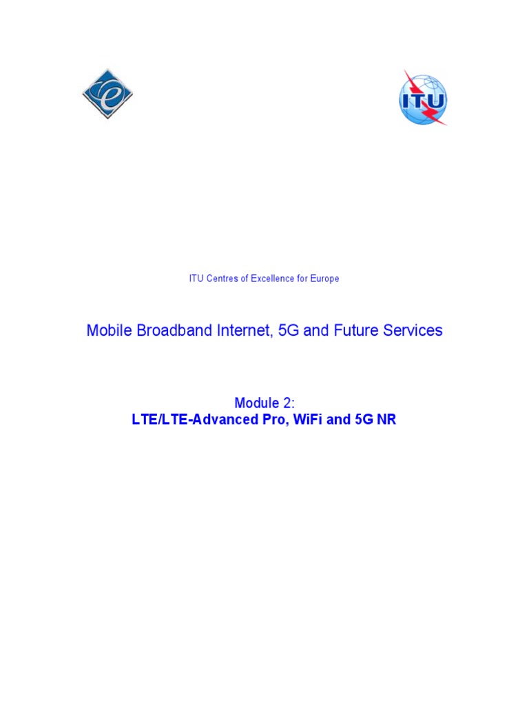 Module2 LTE Advanced Pro - WiFi - 5G NR | PDF | Lte Advanced | 4 G
