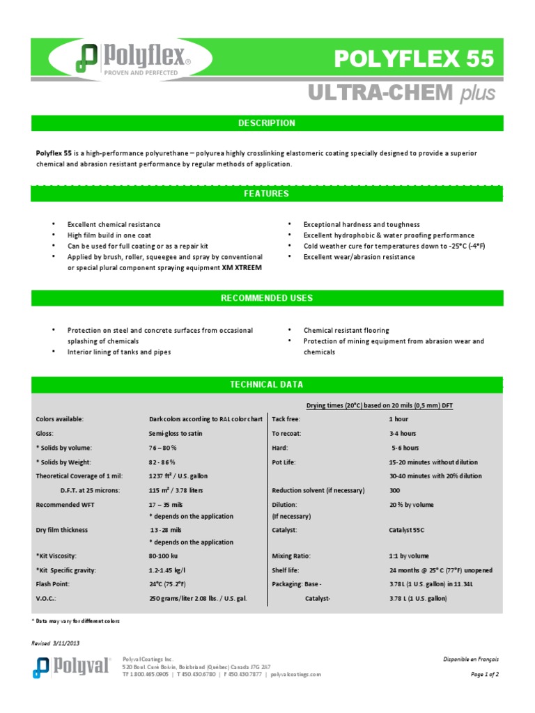 Polyflex 55 English | PDF | Epoxy | Materials