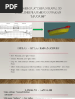 Panduan Desain Kapal dengan Maxsurf | PDF