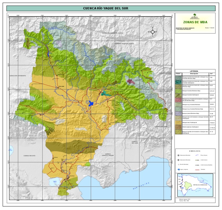 Yaque Del Sur Zona de Vida | PDF | Ecorregiones | Ciencias de la Tierra