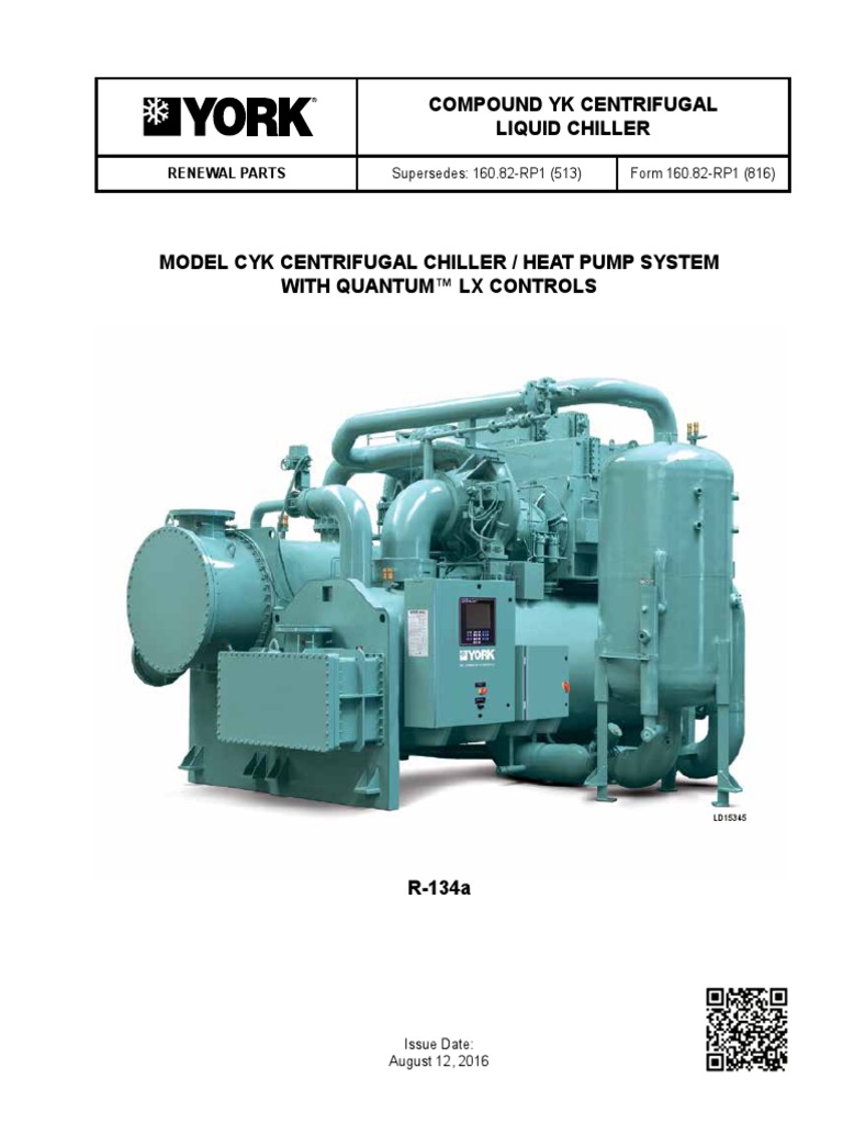 Compound Yk Centrifugal Liquid Chiller: Renewal Parts | PDF | Pounds ...