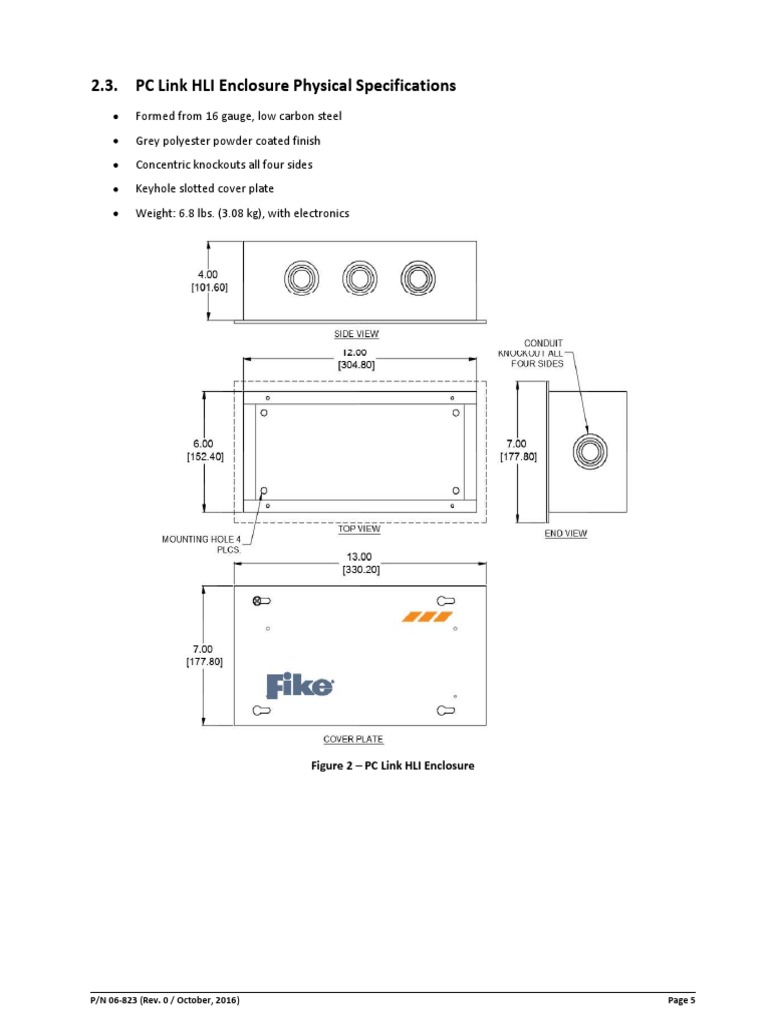 2.3. PC Link HLI Enclosure Physical Specifications | PDF | Electrical ...