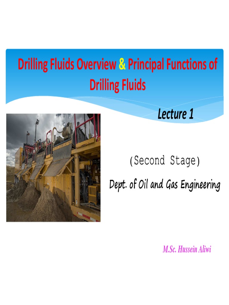 Functions of Drilling Fluids Explained | PDF | Drilling | Casing (Borehole)