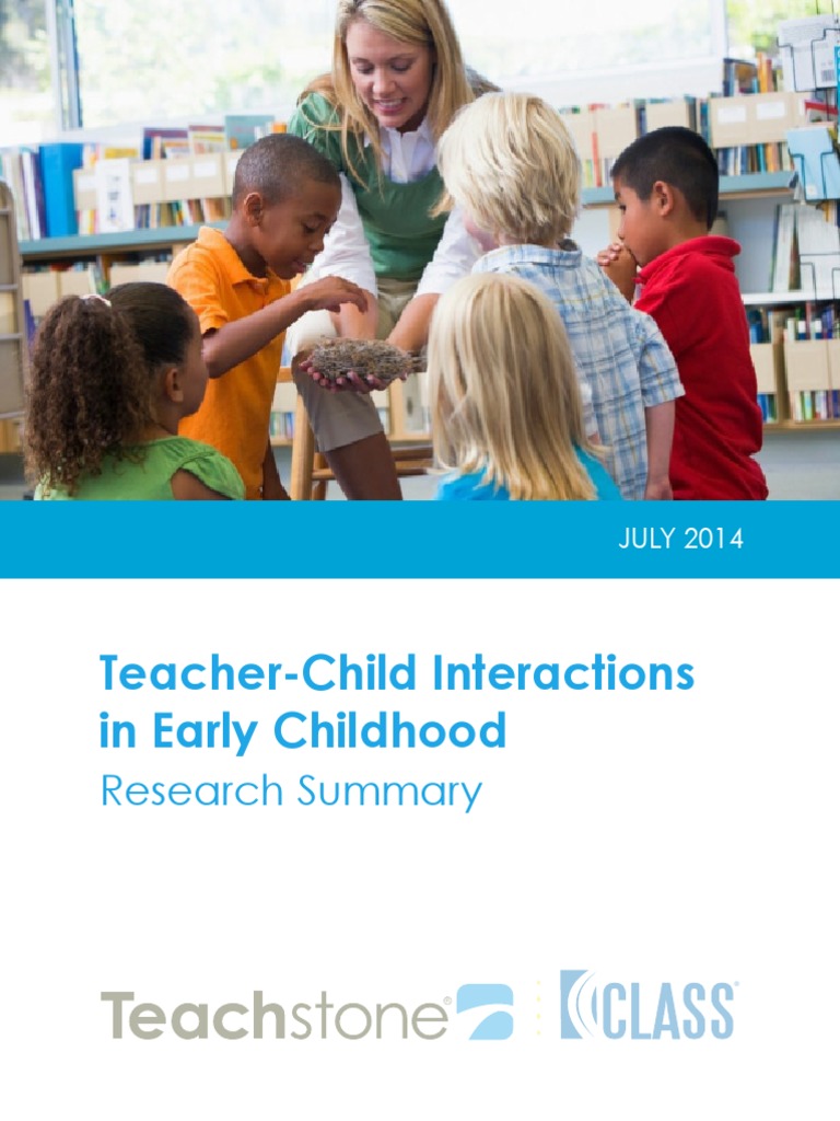Teacher-Child Interactions in Early Childhood: Research Summary | PDF ...