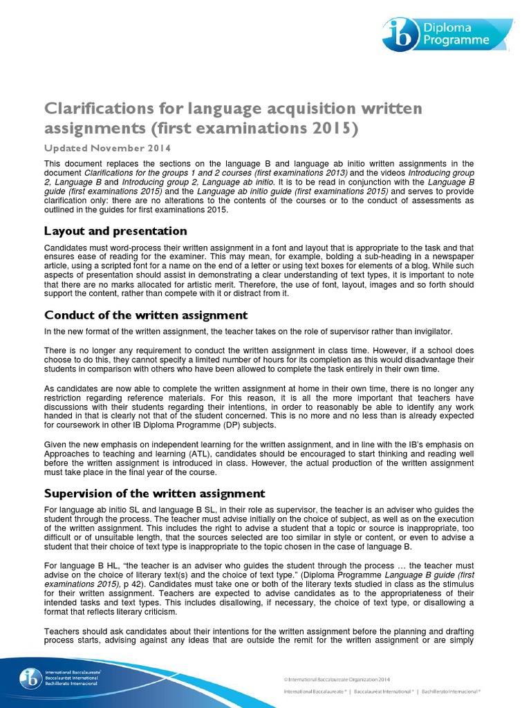 Clarification For Language Acq | PDF | Teachers | Test (Assessment)