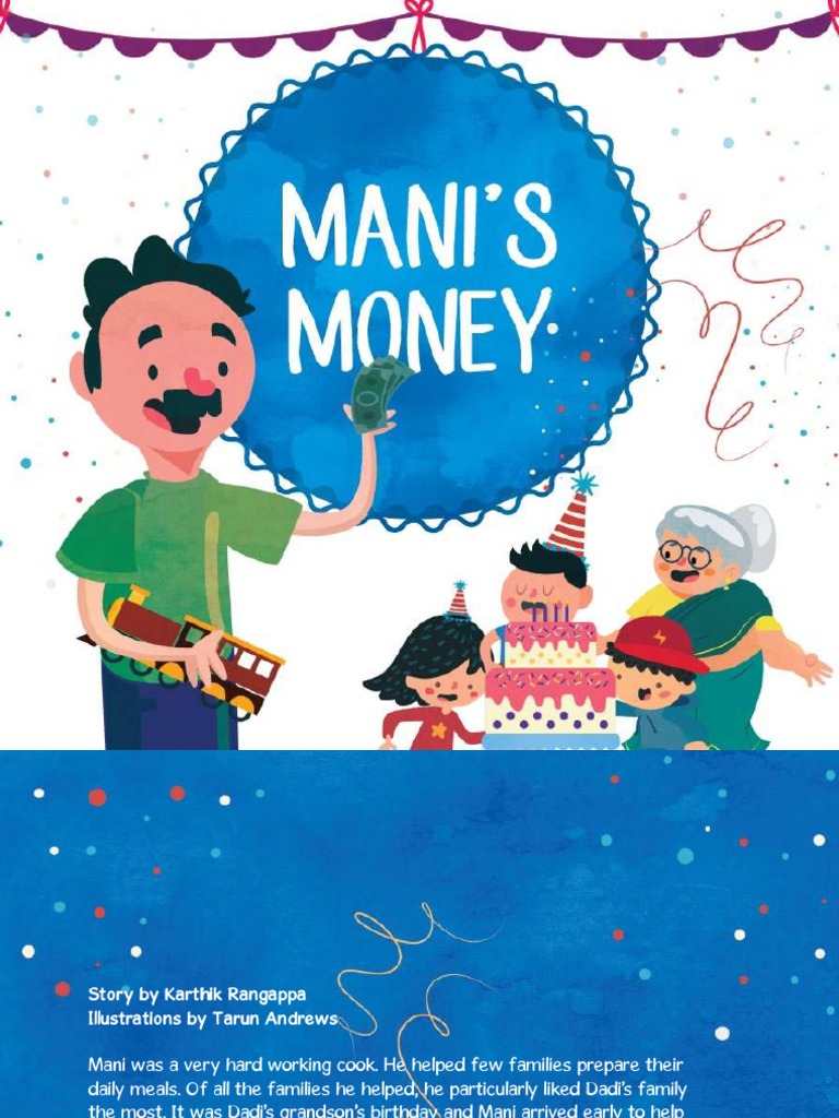 Mani Learns the Importance of Saving Money and Banking | PDF | Banks
