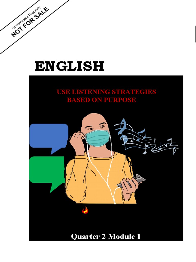 English: Quarter 2 Module 1 | PDF | Linguistics | Human Communication