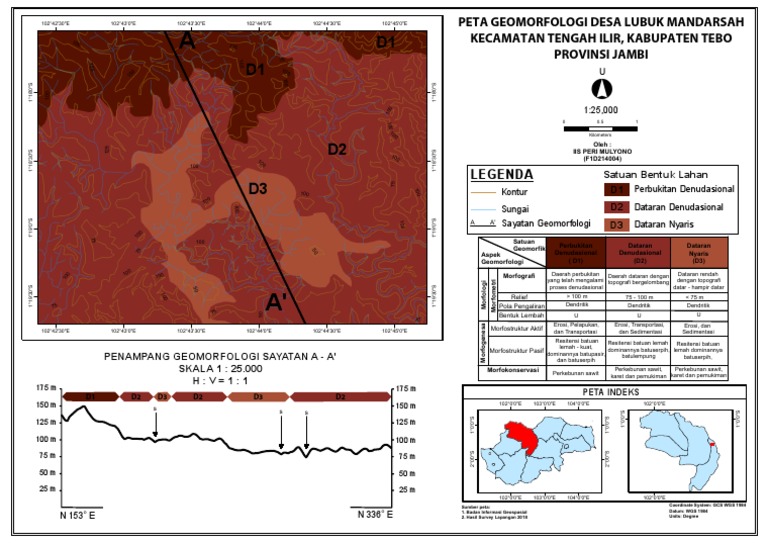Peta Geomorfologi | PDF