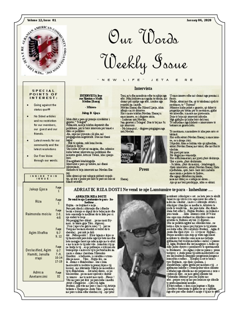 Newsletter Volume 12 Issue 01 | PDF