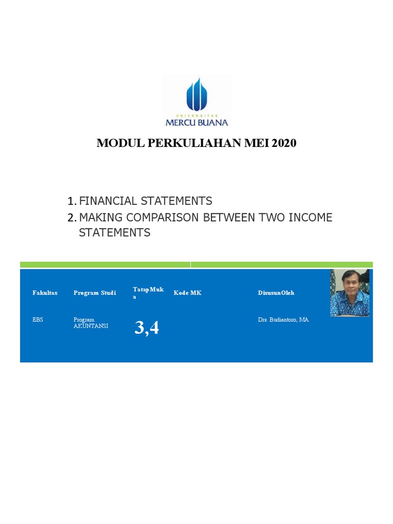 Modul 3-4 English For Accounting | PDF | Equity (Finance) | Cash Flow ...