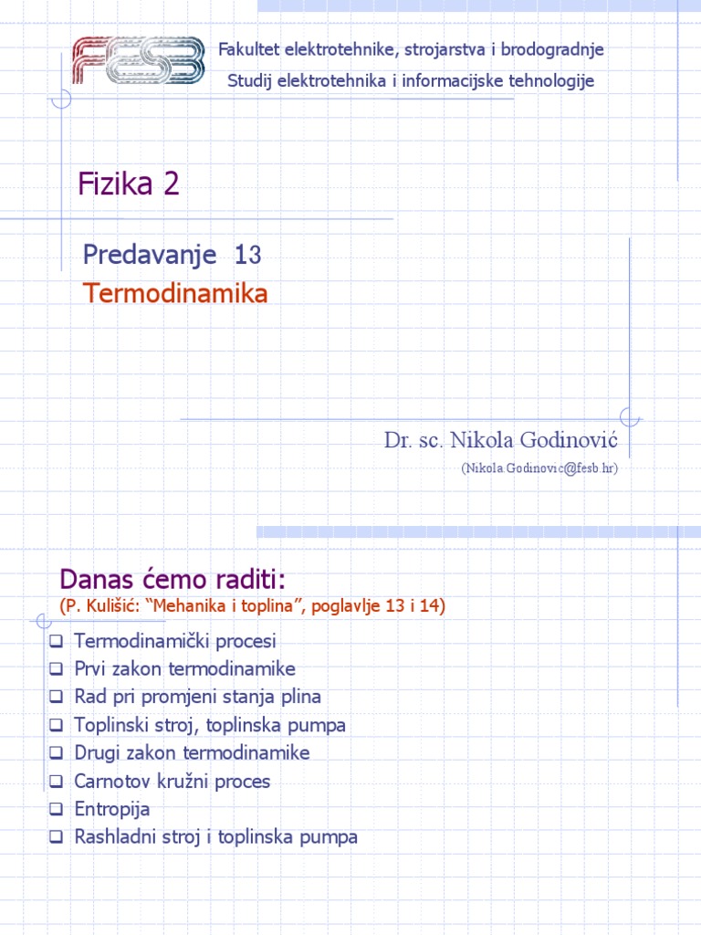 Predavanje 13 | PDF