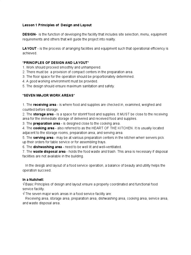 LESSON 1 Principles of Design and Layout | PDF