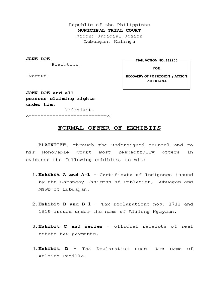 Legal Evidence Submission | PDF | Affidavit | Legal Procedure