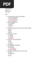 Acts of the Apostles Quiz with Answers | PDF | Acts Of The Apostles ...