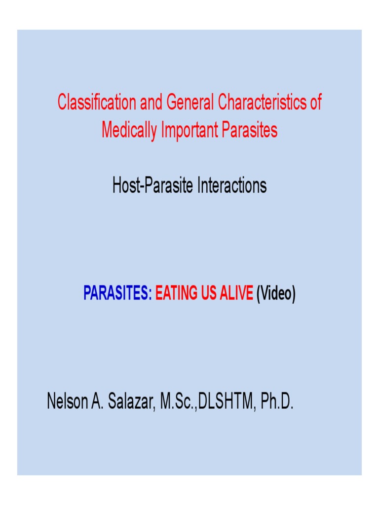 Classification and General Characteristics of Medically Important ...