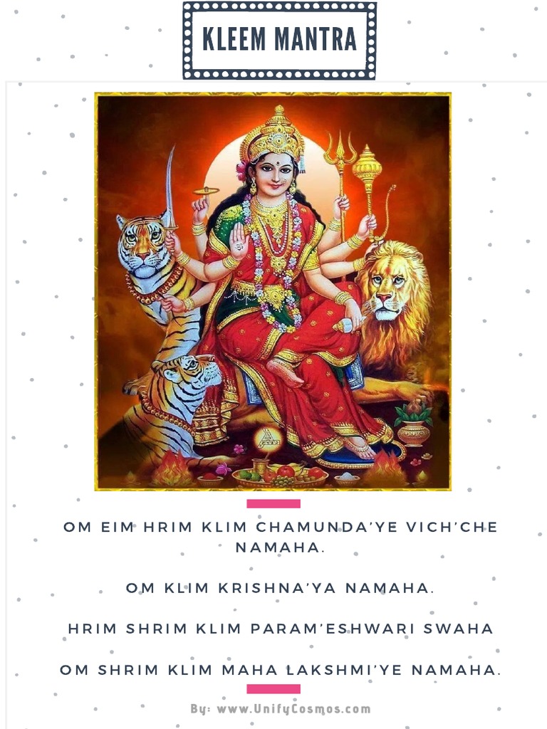 Benefits and Instructions for Kleem Mantra | PDF | Religion & Spirituality