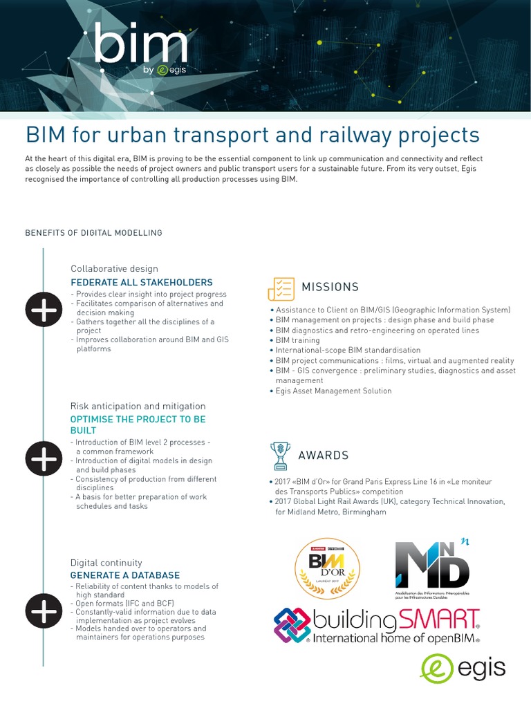 Egis Fiches Bim Eng 2019 PDF | PDF | Building Information Modeling ...