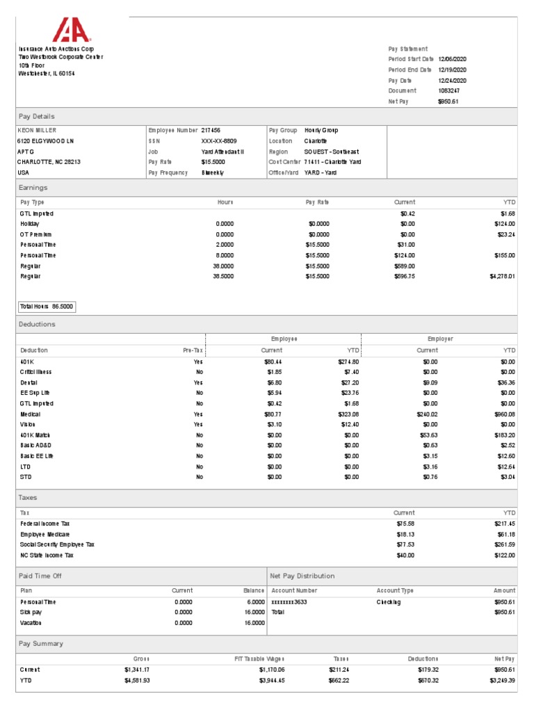 Keon Miller | PDF | Income Tax In The United States | 401(K)