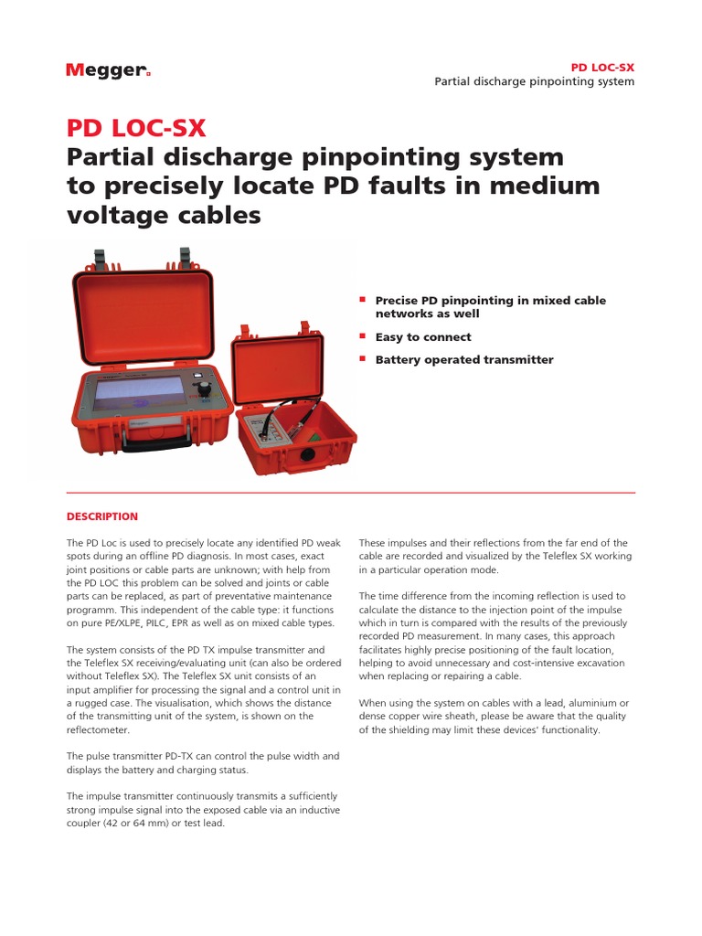 Partial Discharge Pinpointing System To Precisely Locate PD Faults in ...