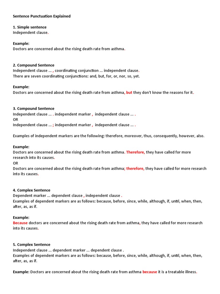 An In-Depth Explanation of Sentence Structure and Punctuation | PDF ... An In-Depth Explanation of Sentence Structure and Punctuation | PDF ...