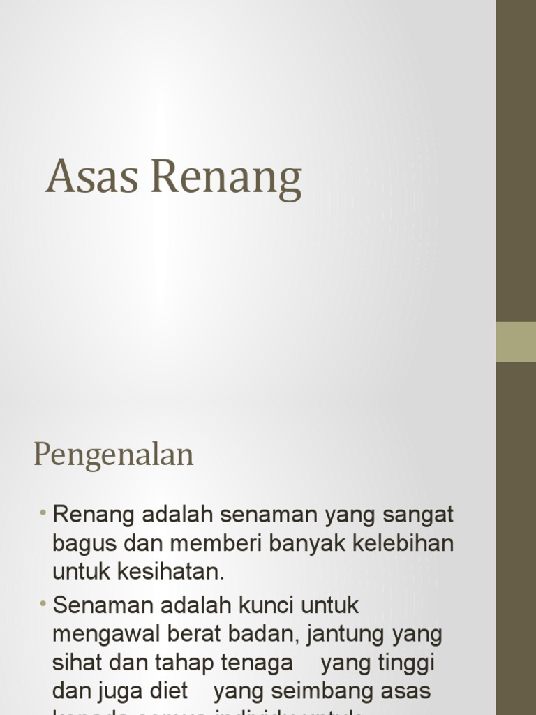 Kemahiran Asas Renang PJM 3104 | PDF | Sains & Matematika