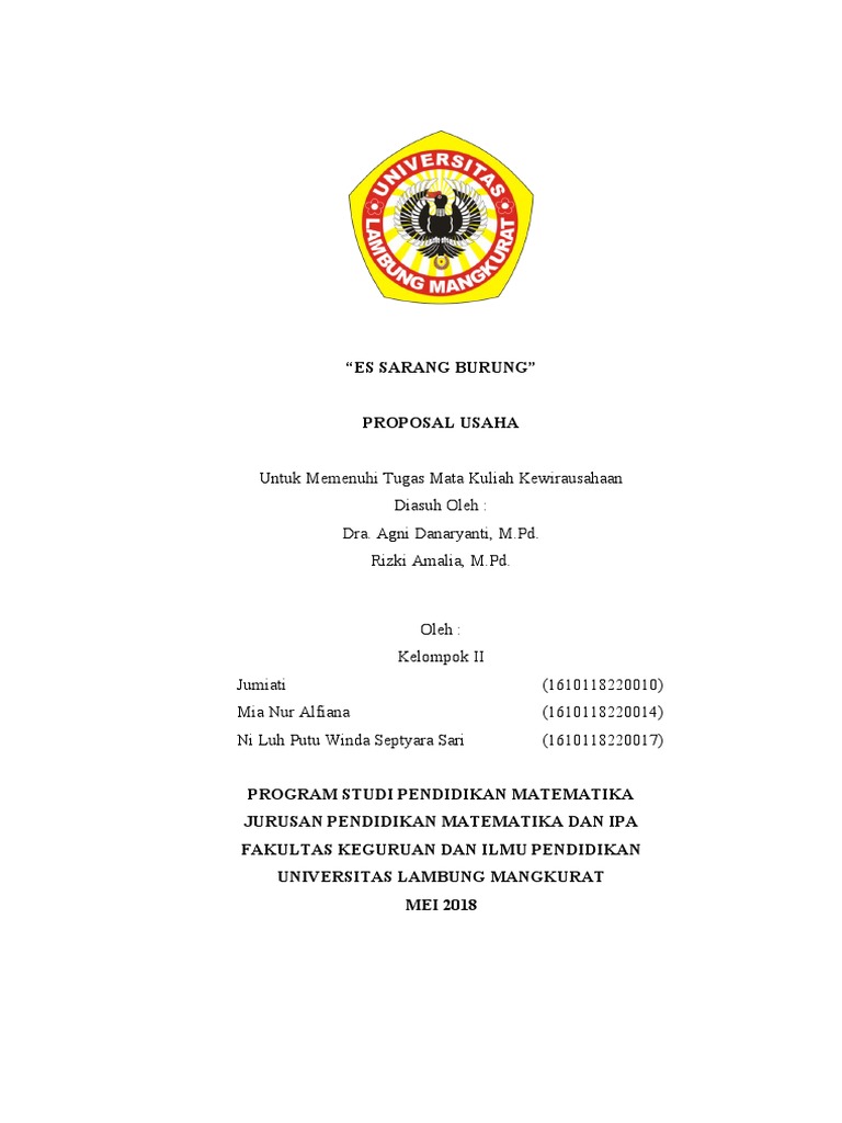 Proposal KWU Revisi | PDF