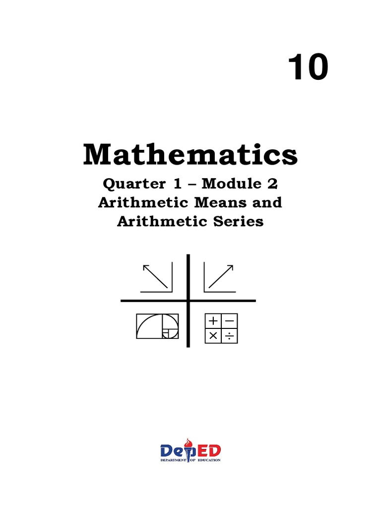 Math Module 2 | PDF | Summation | Mean