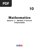 Mathematics: Quarter 1 - Module 1: Generating Patterns | PDF | Sequence | Equations