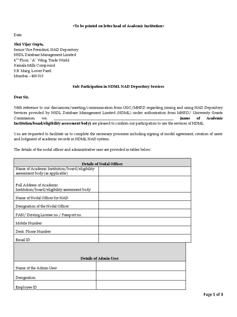 Joining Form AI | PDF | Educational Stages | Test/Examination