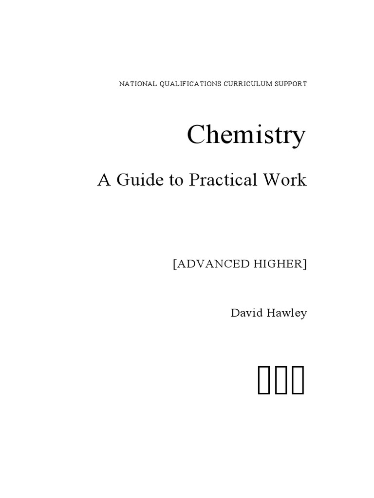 Chemistry: A Guide To Practical Work | PDF | Significant Figures ...