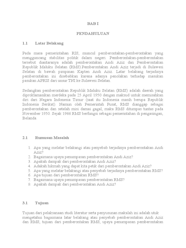 Materi Sejarah RMS | PDF | Sejarah
