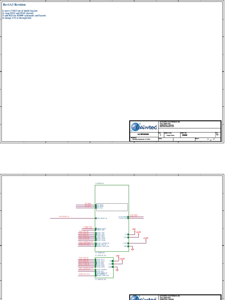 Actiontec R3000 Design Revisions | PDF | Computer Hardware | Electrical ...