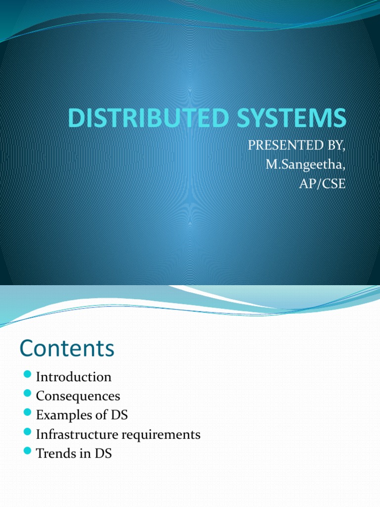 Distributed Systems Introduction | PDF | Computer Network | Distributed Computing