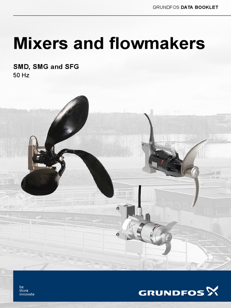 Mixers and Flowmakers: SMD, SMG and SFG | PDF | Sewage Treatment | Electric Motor