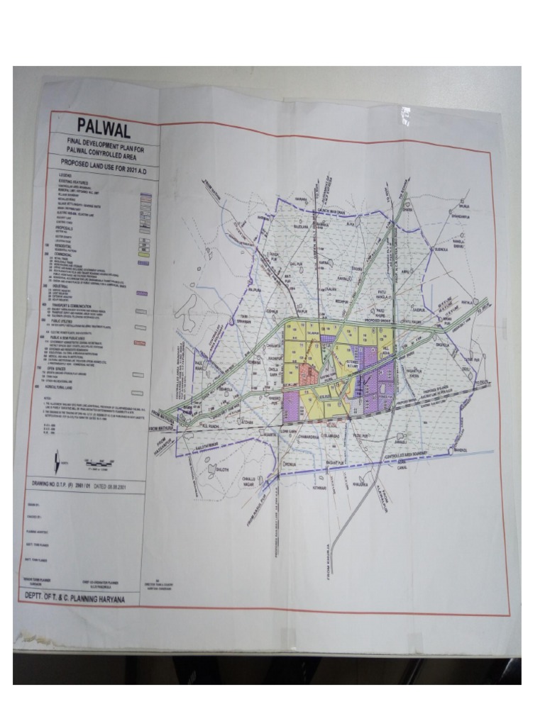 Master Plan For Palwal | PDF