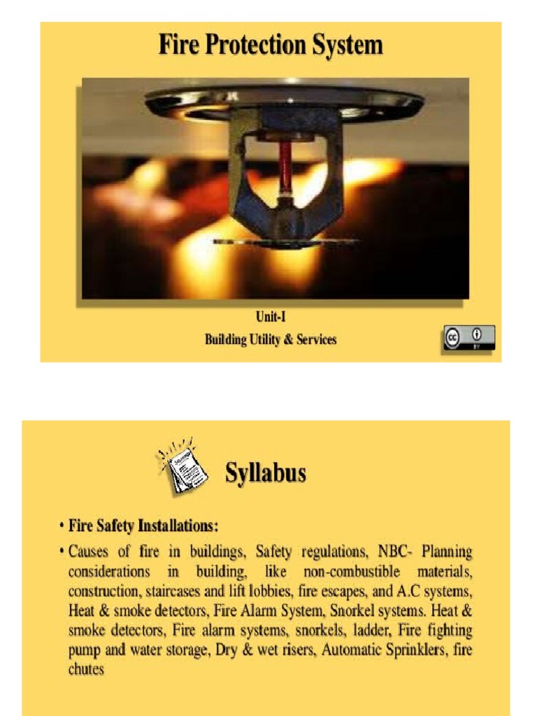 Fire Protection System - NBC | PDF