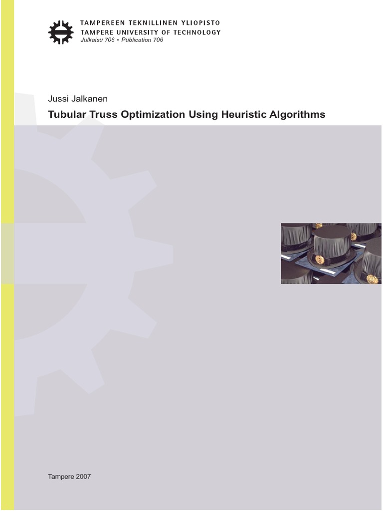 Tubular Truss Optimization Pdf Mathematical Optimization Truss