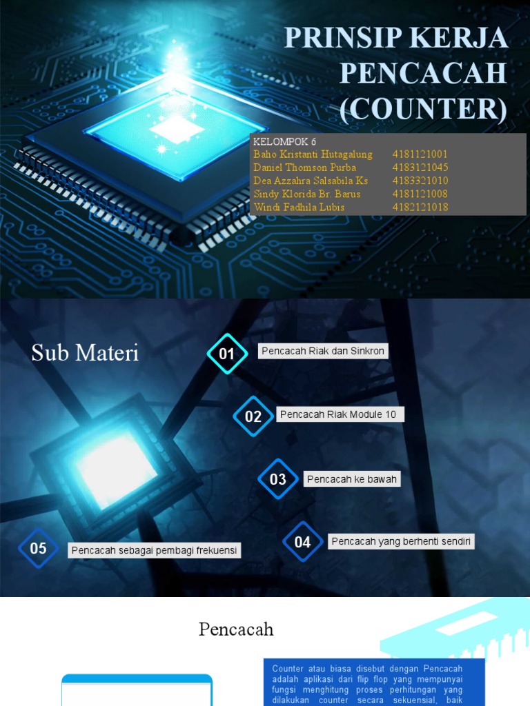 Prinsip Kerja Pencacah Digital | PDF
