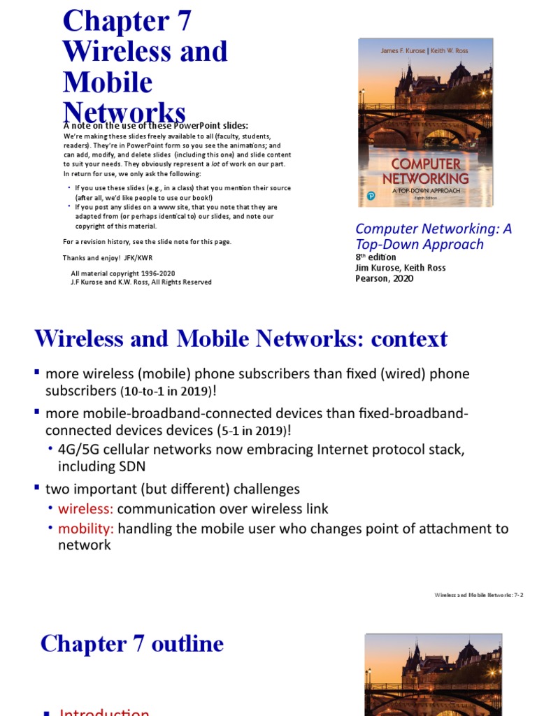 Computer Networking: A Top-Down Approach: A Note On The Use of These ...