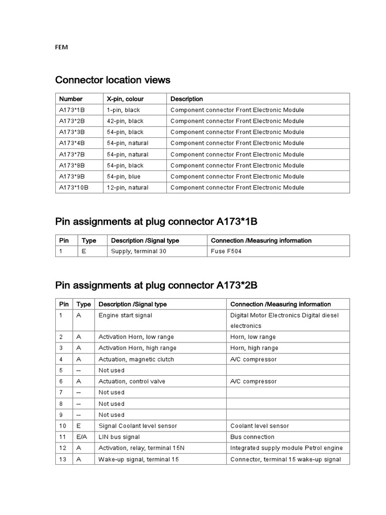 Connector Location Views | PDF | Headlamp | Electrical Connector
