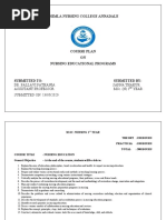 BSC Nursing Master Rotation Plan 2021-22 | PDF | Clinical Medicine ...