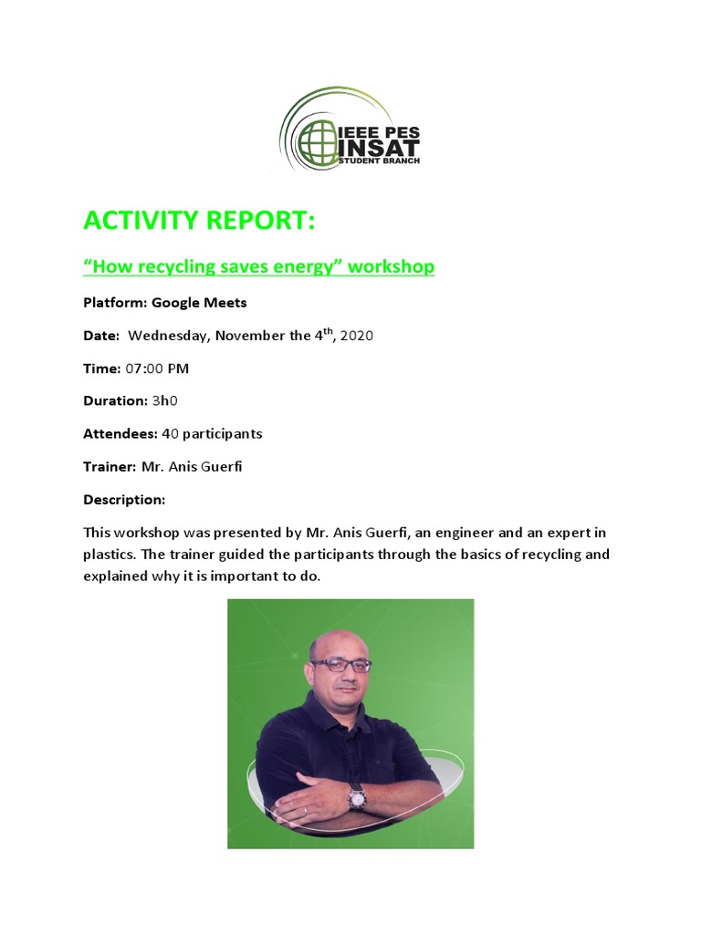 How Recycling Saves Energy Report | PDF