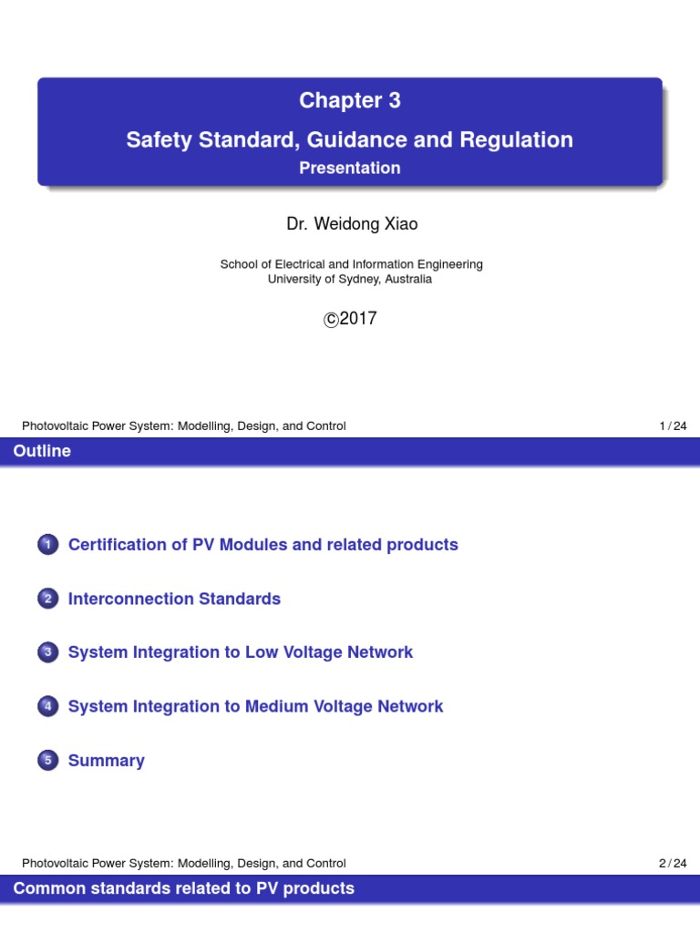 Safety Standard, Guidance and Regulation: Presentation | PDF ...